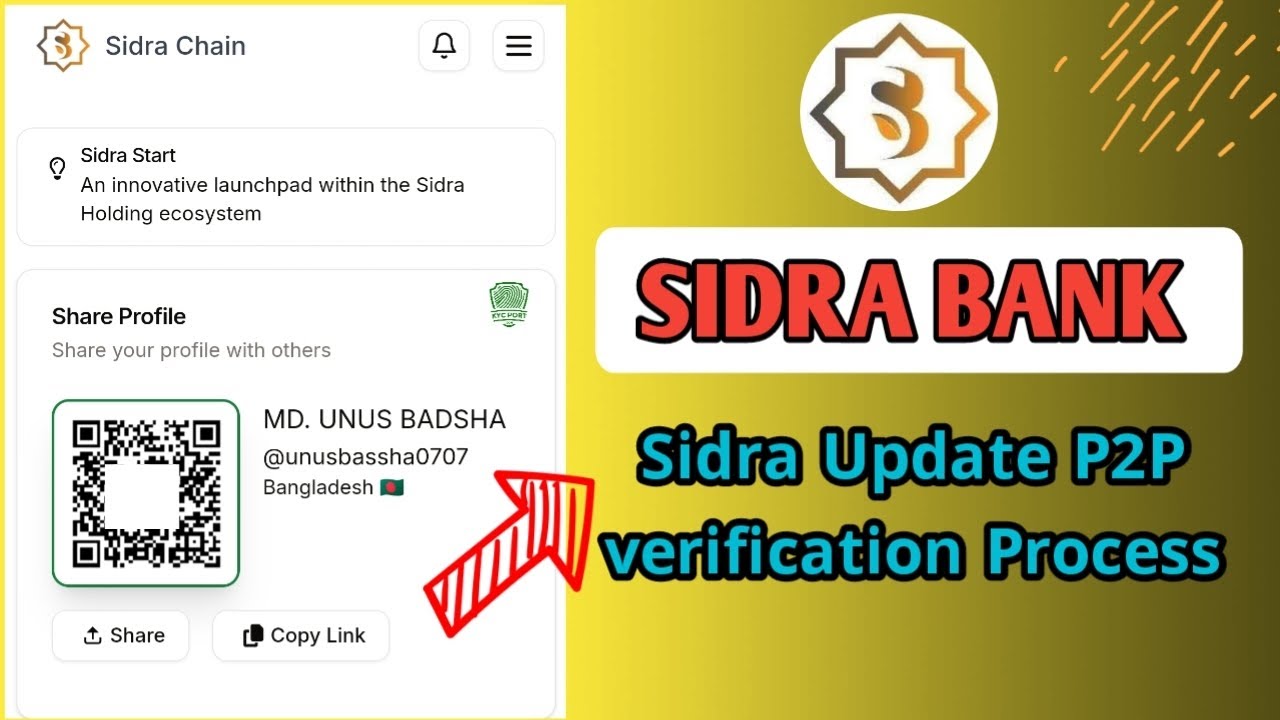 Sidra Bank p2p Verification Process | মাত্র ১৪ দিনে ভেরিফাই | How to ...