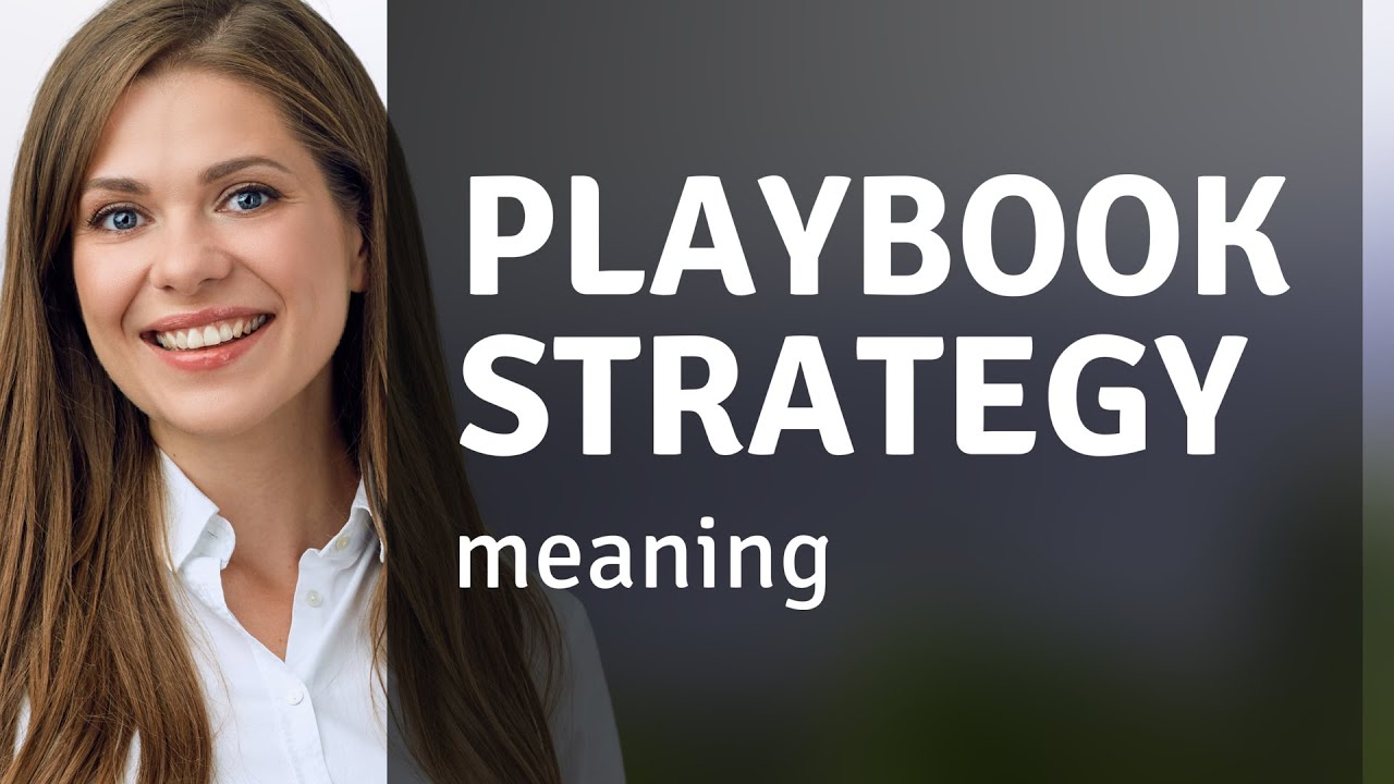 Playbook Strategy: Mastering the Game Plan in English - YouTube