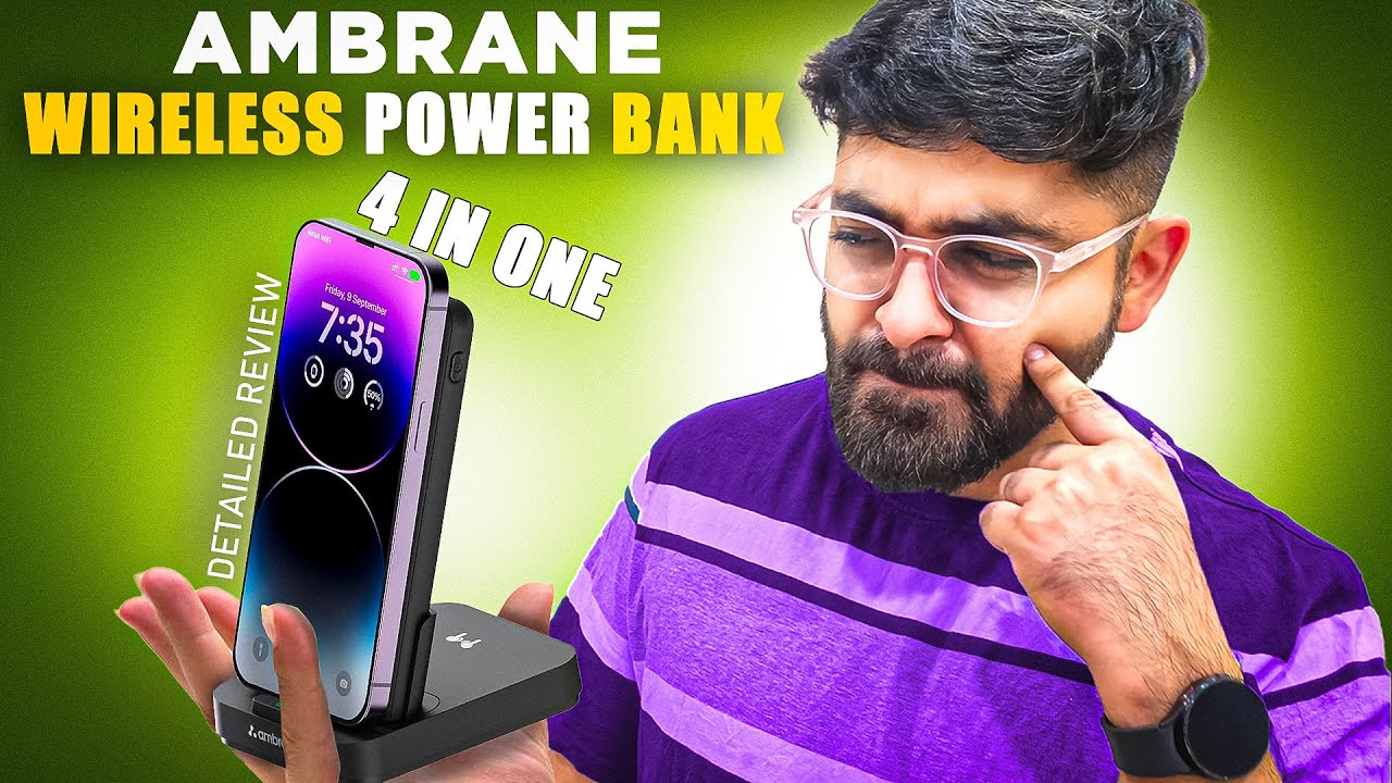 Ambrane Wireless 4 in 1 PowerBank Review - Best Wireless Power Bank ...