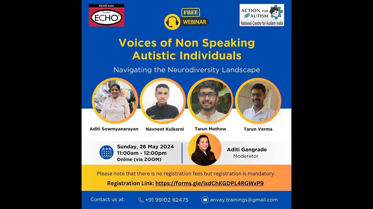 Voices of Non-Speaking Autistic Individuals - Webinar - YouTube