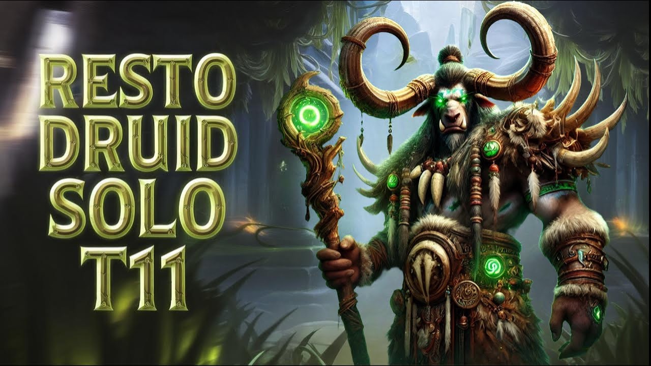 The Dread Pit delve 11, season 2, solo resto druid - YouTube