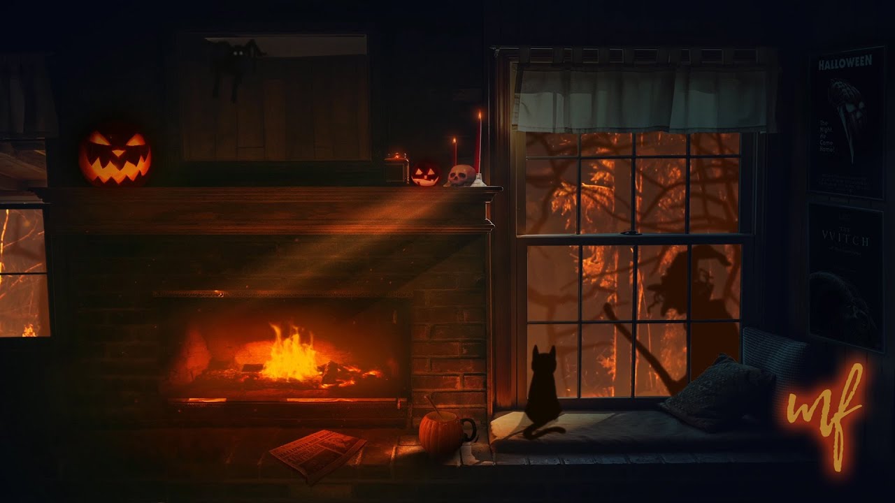 Cozy Autumn Cabin of the Witch ASMR Ambience - YouTube