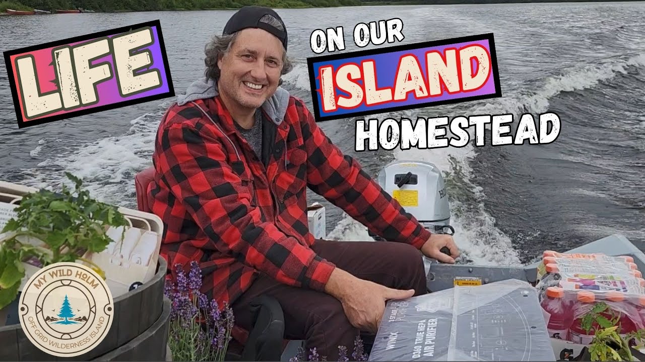 Life on our Private Wilderness Island Homestead | MY WILD HOLM - S2 ...