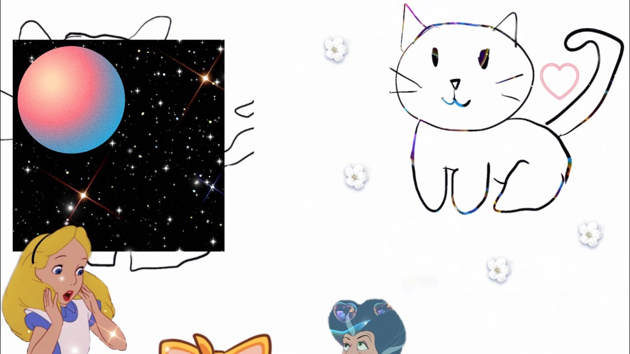 Drawing challenge: drawing with my weak hand - YouTube