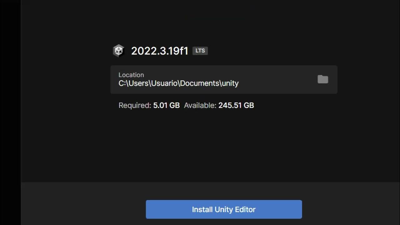 INSTALACIÓN DE UNITY HUB Y EDITOR DESDE CERO PASO A PASO - YouTube
