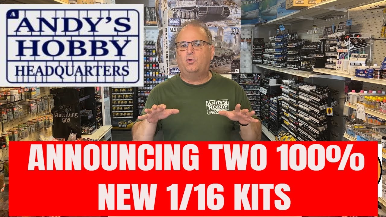 Announcing the Two New 1/16 releases from Andy's Hobby Headquarters ...