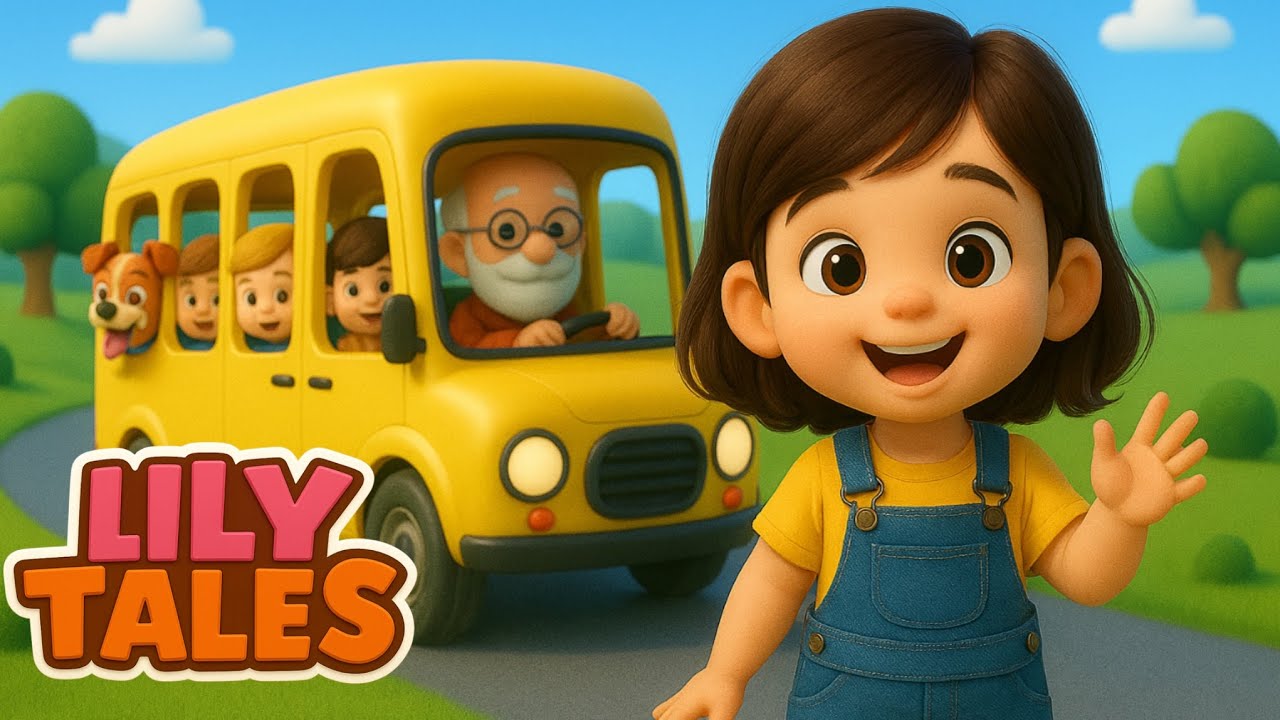 Wheels on the Bus | LilyTales Nursery Rhymes - YouTube