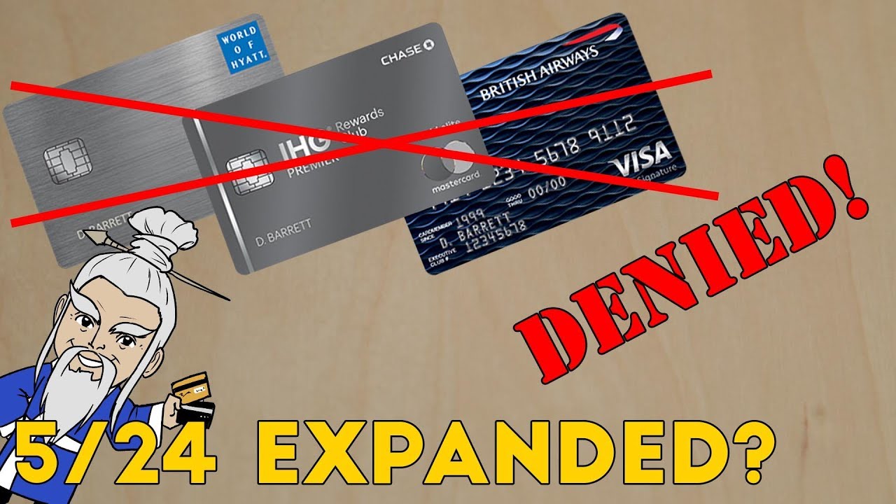 Chase Expanding 5/24 Rule to all Cards? - YouTube