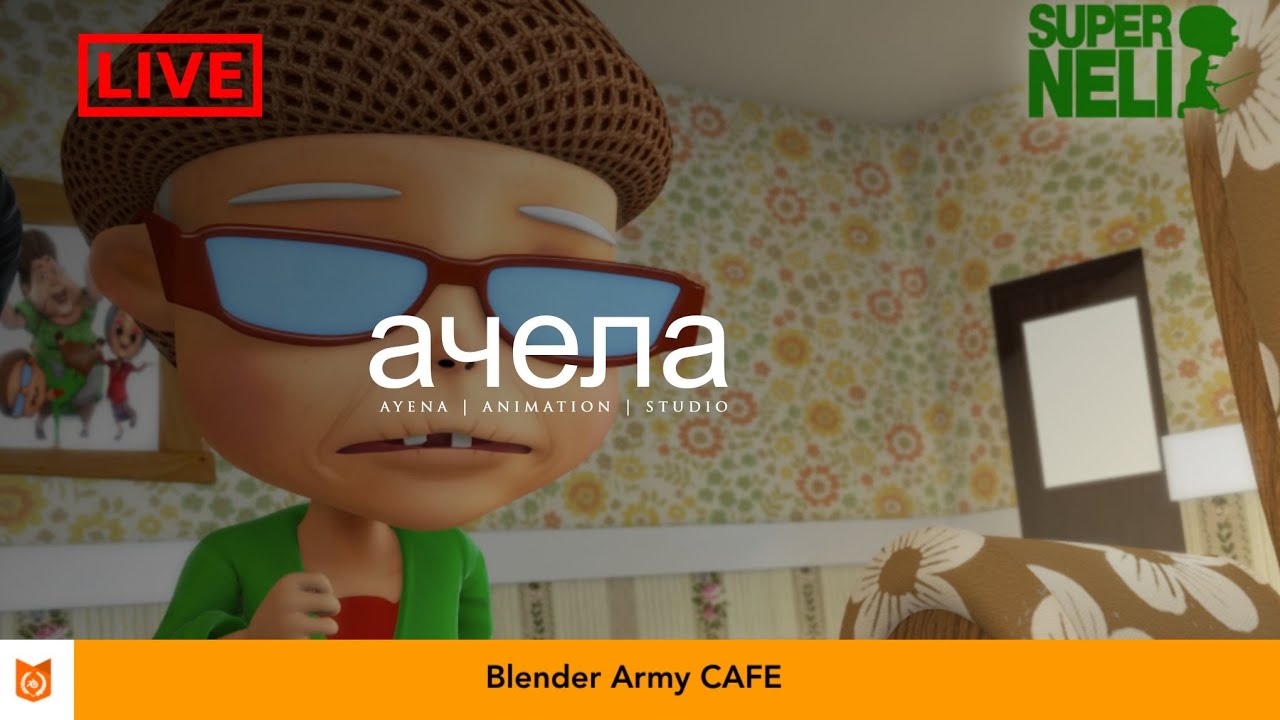 Blender Army Cafe 02 | Ngobrol Animasi 'Super Neli' masuk TV - YouTube