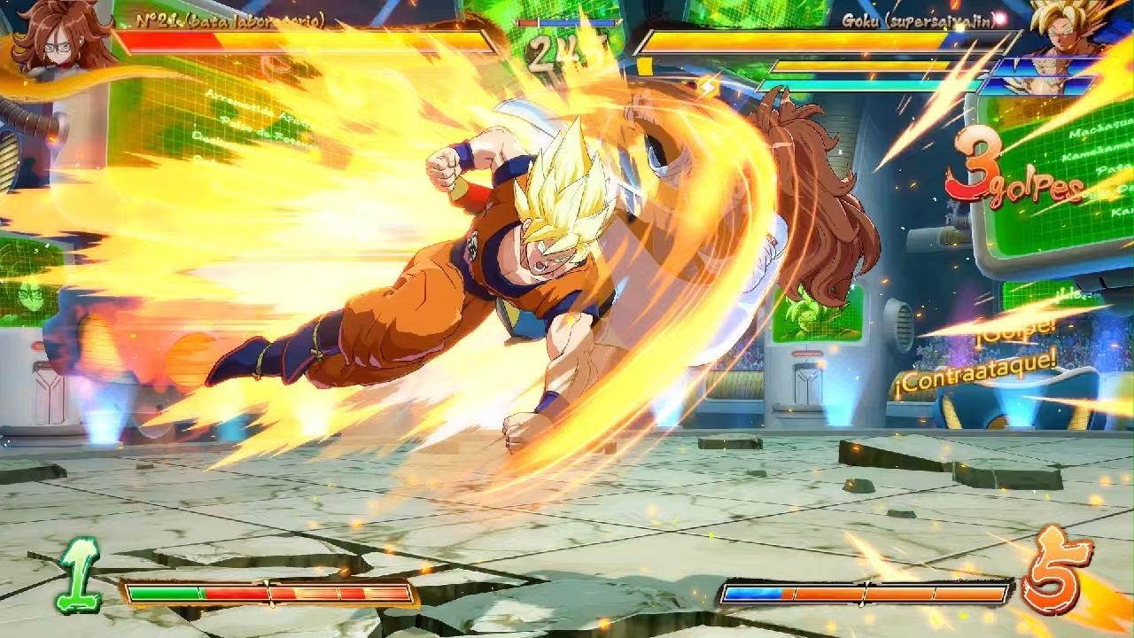 Goku ss full screen TOD dbfz - YouTube