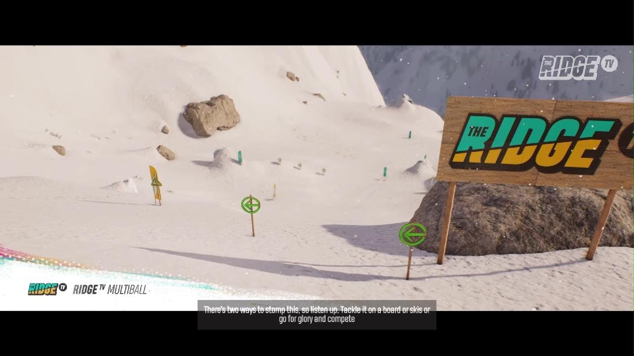 RIDERS REPUBLIC- Snow race Lucky win - YouTube