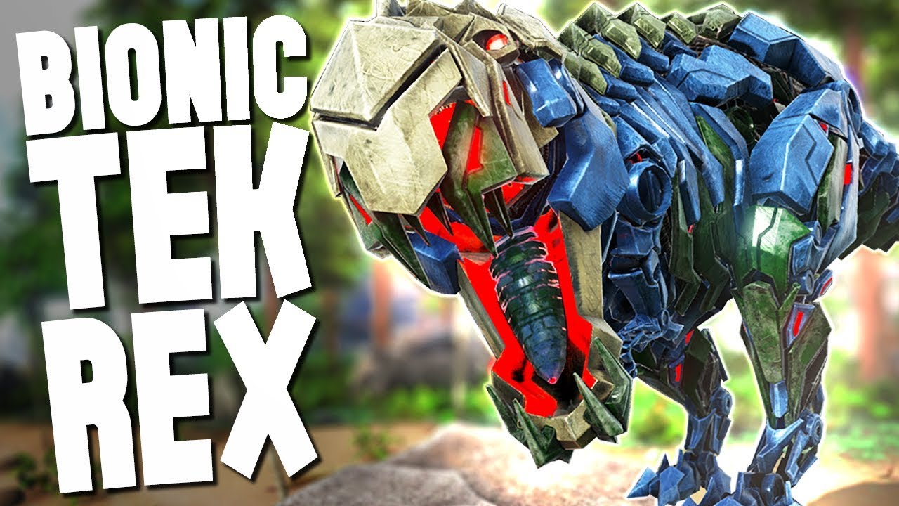 NEW BIONIC TEK REX + FOSSILS ARKaeology EVENT! - Ark Survival Evolved ...
