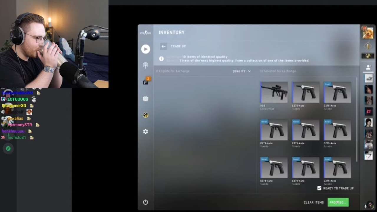 ohnePixel reacts to 8% Deagle Blaze Trade Up - YouTube