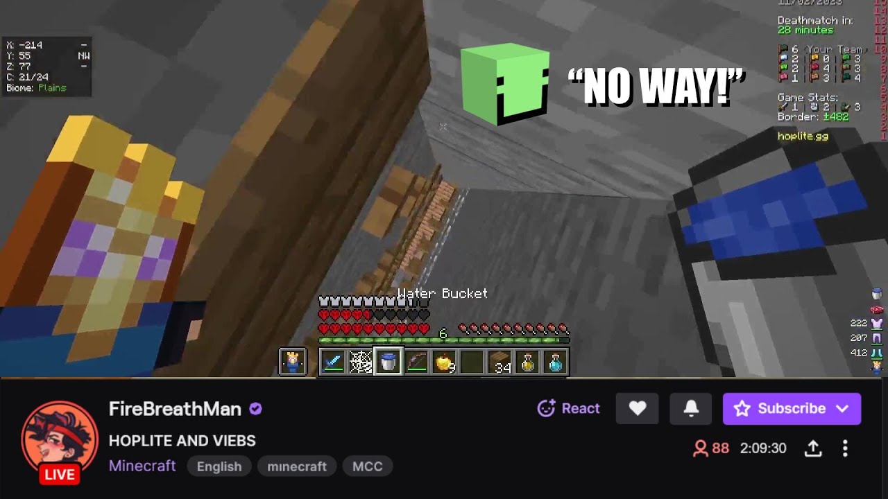 we trapped @FireBreathMan LIVE on hoplite battle royale - YouTube