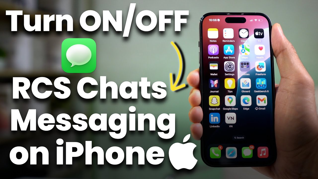 How to Turn OFF RCS Messaging on iPhone? Disable RCS Business Messaging ...