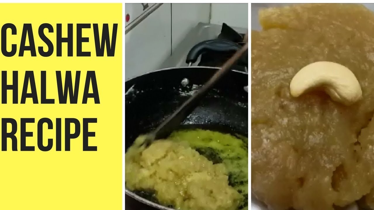 Cashew Halwa Tasty || Kaju Halwa || Easy making cashew nut Sweet in ...