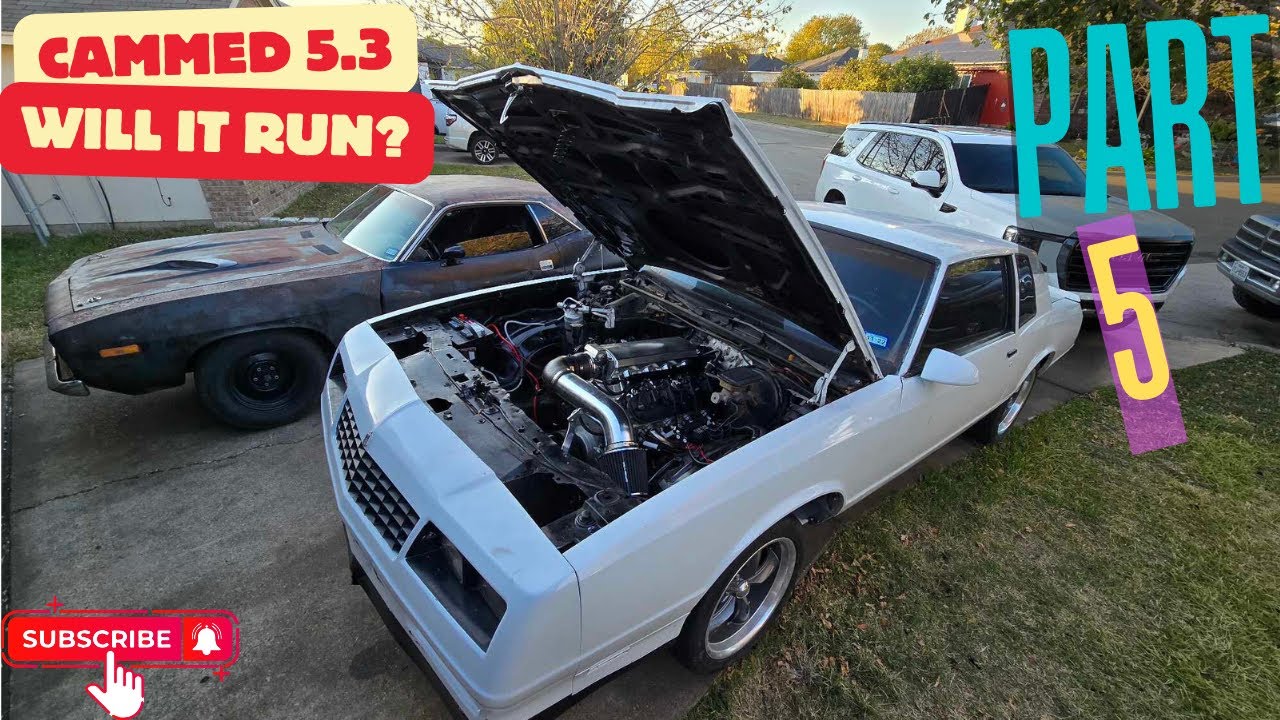 G-Body | LS Swap | Part 5- First Test Fire Of The Cammed 5.3! - YouTube
