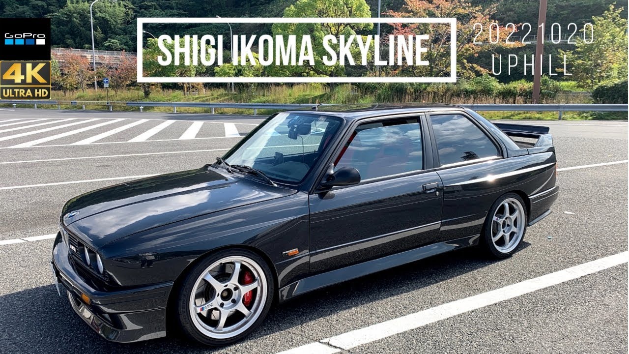 BMW E30 M3 Pure Sound Shigi Ikoma Skyline Uphill 20221020 Gopro10 4k 60Fps - YouTube