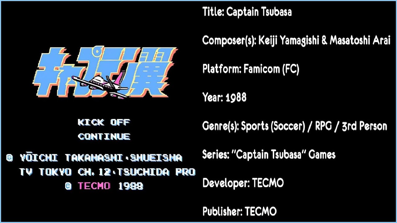 Captain Tsubasa (FC) [Soundtrack in QUAD HD & 320 KBPS]