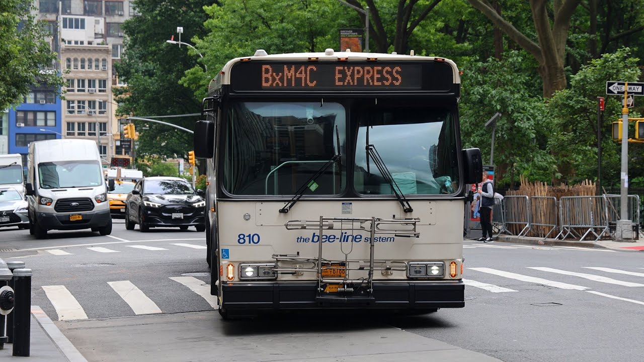 Bee-Line System Orion V Suburban #810 Ride on the BxM4C Express - YouTube