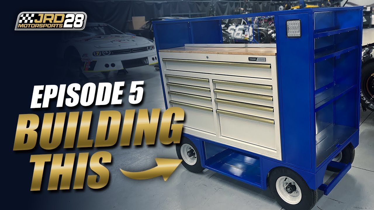 DIY NASCAR Style Racing Pit Cart Build: Episode 5 – Paint & Interior ...