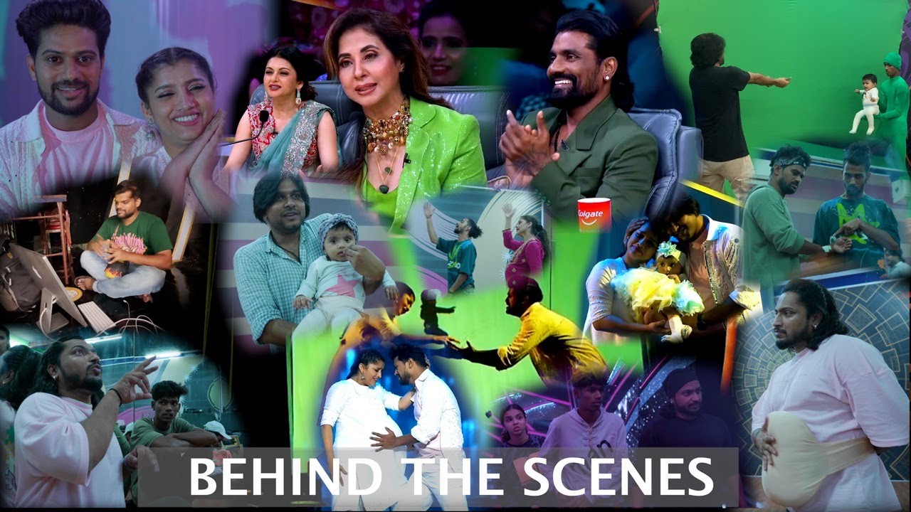 DID Super MOMS BEHIND THE SCENES VIVEK & SADIKA ( VR TEAM ) - YouTube