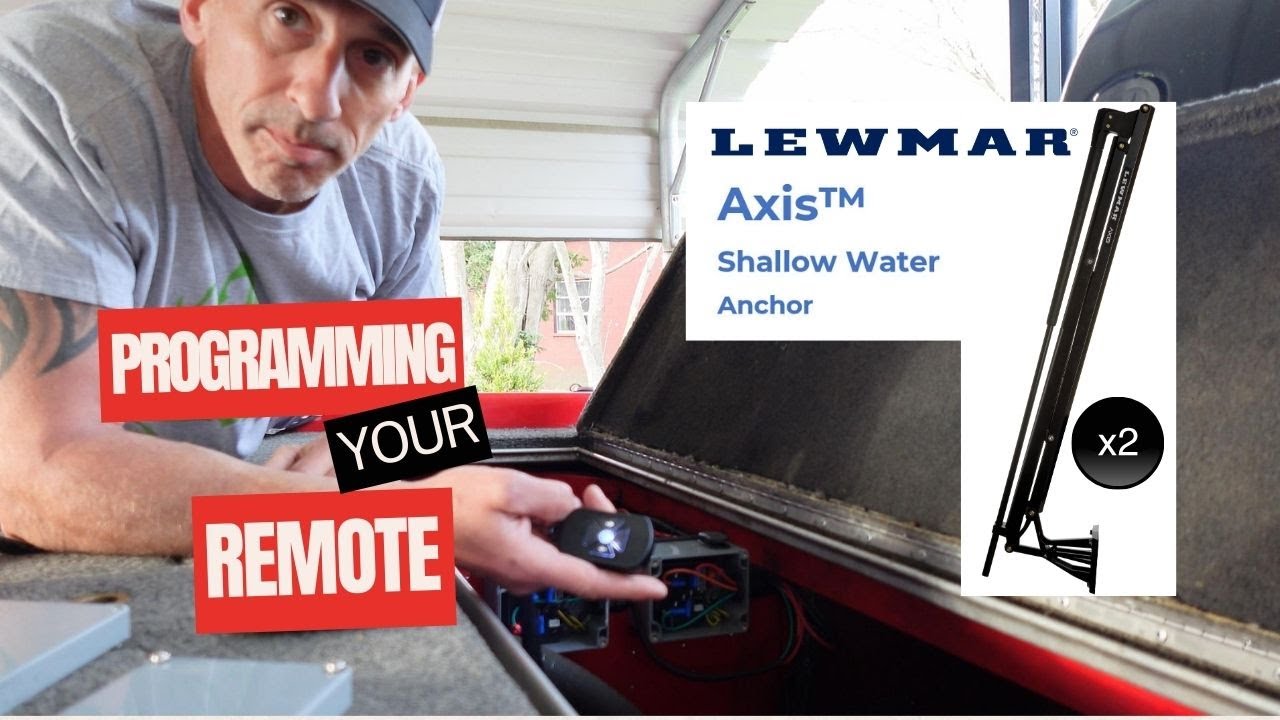 Programming Remote for your Lewmar Axis Shallow Water Anchors - YouTube