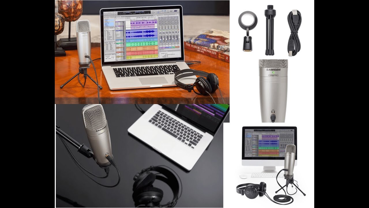 Crisp White USB Mic for Your YouTube | Samson SAGOMIC Go Mic - YouTube