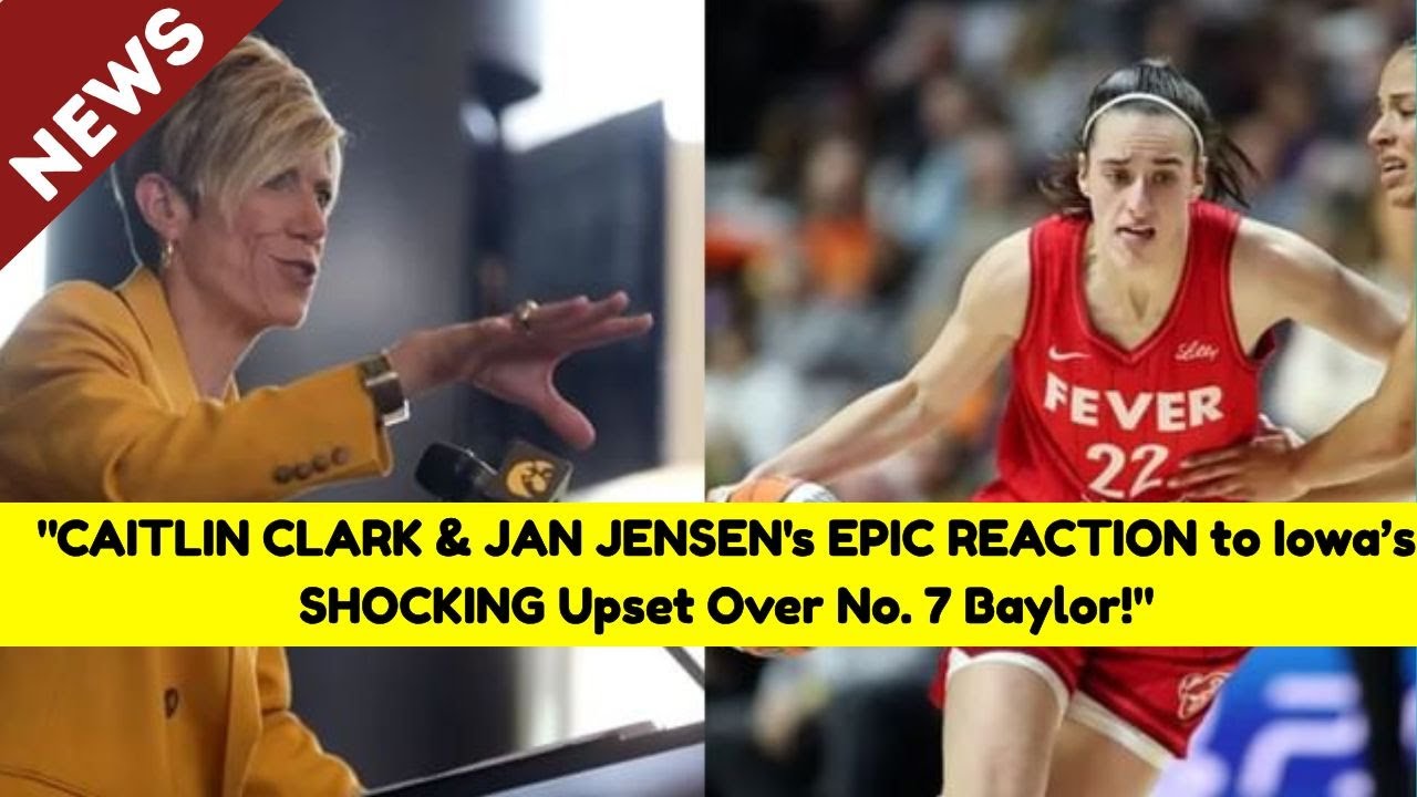 CAITLIN CLARK & JAN JENSEN's EPIC REACTION to Iowa’s SHOCKING Upset ...