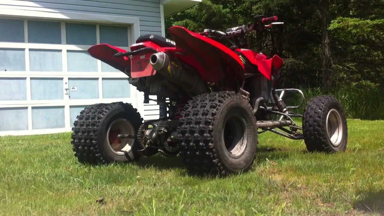 polaris predator 500 walk around and sound - YouTube