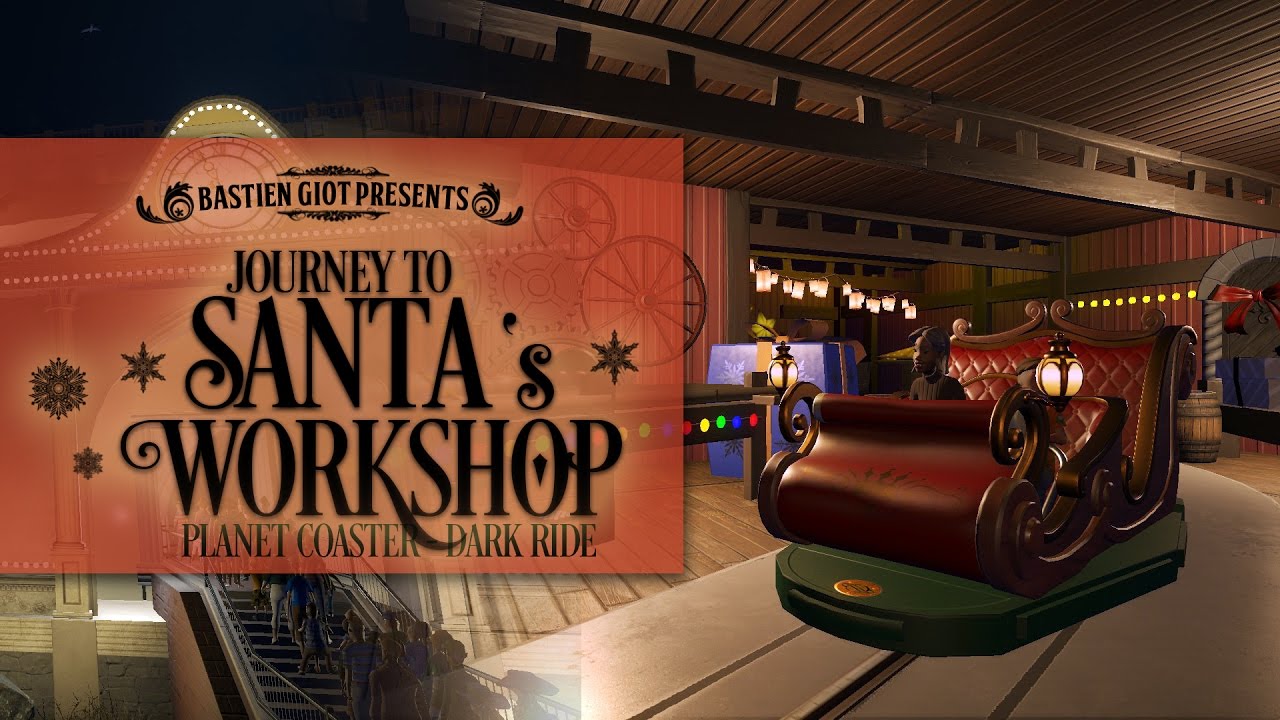 Journey to Santa's Workshop - PLANET COASTER CHRISTMAS DARK RIDE - YouTube
