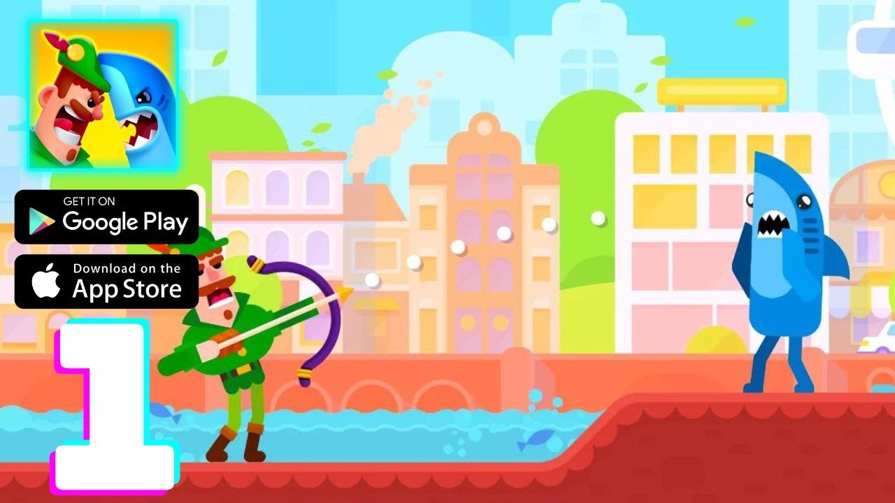 Ultimate Bowmasters - Gameplay Walkthrough Part 1 - (iOS, Android ...