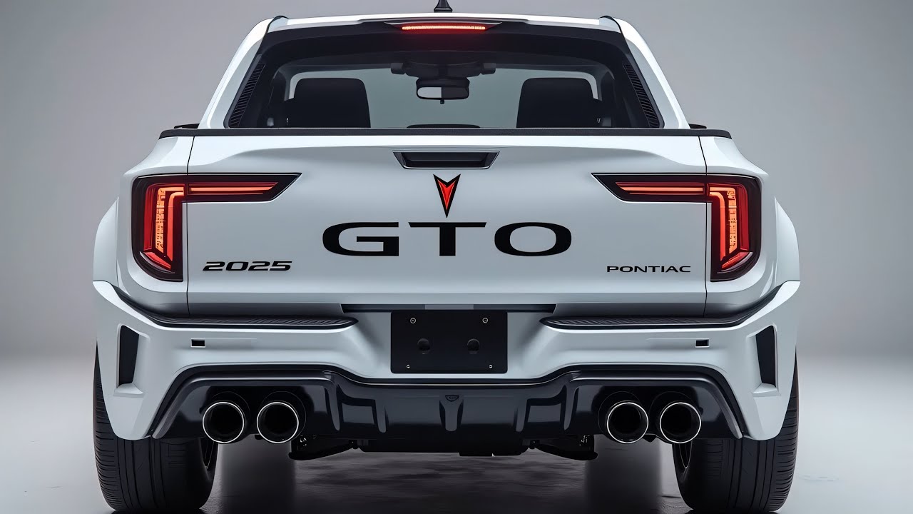 2026 Pontiac GTO Pickup Truck – The Muscle Truck America Didn't Know It ...