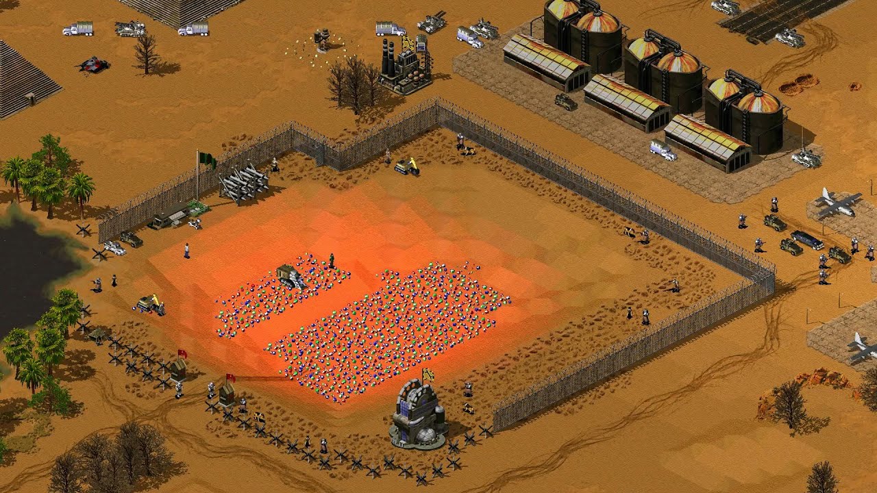 Red Alert 2 Advande Libyan Egypt Map Extra Brutal Hard AI - YouTube