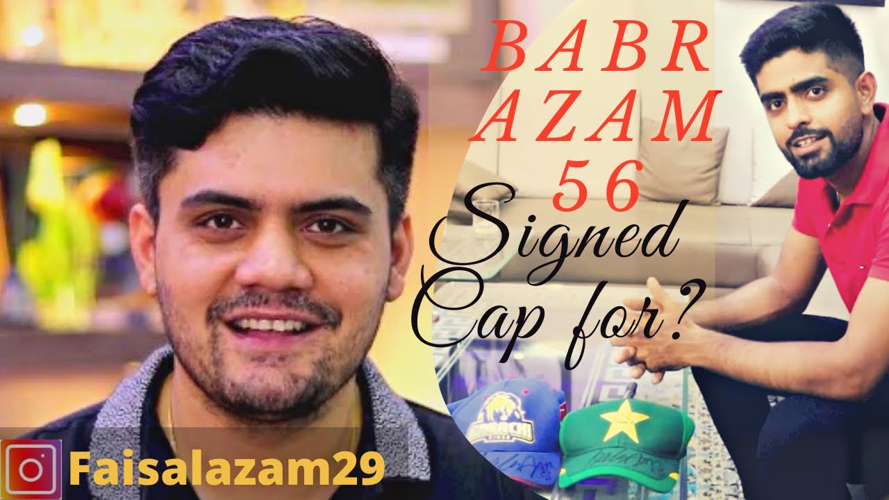 SIGNED CAPS BY BABAR AZAM | SPECIAL ANNOUNCEMENT FOR MY SUBSCRIBER ...