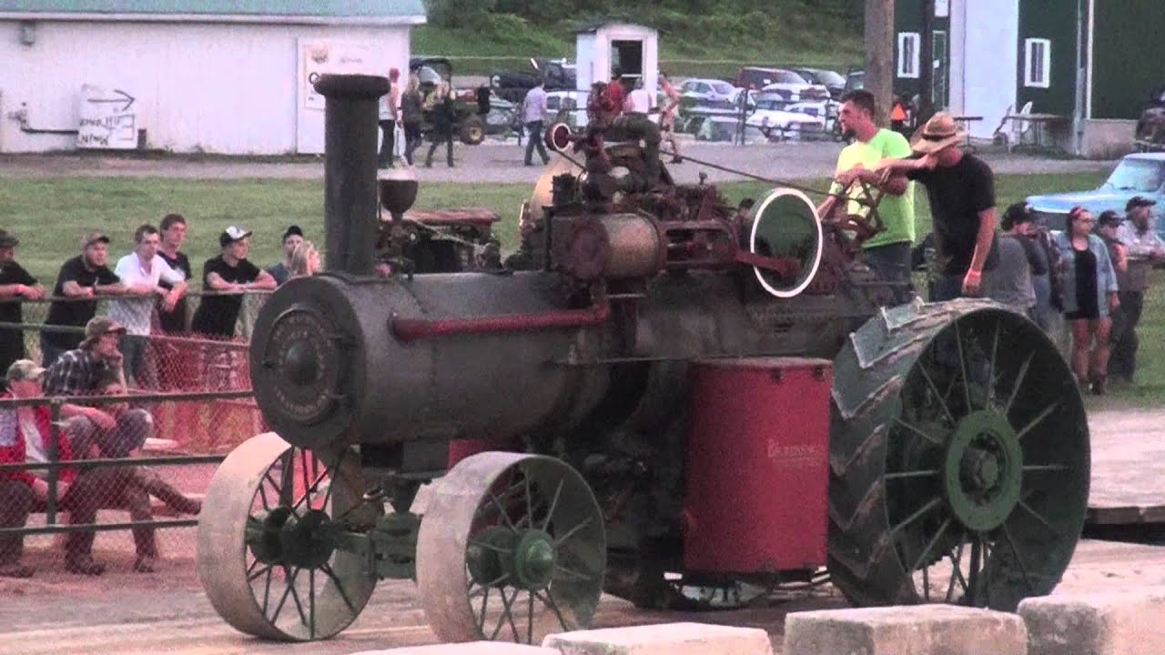 Vintage steam engine tractor...VERY COOL Whistle - YouTube