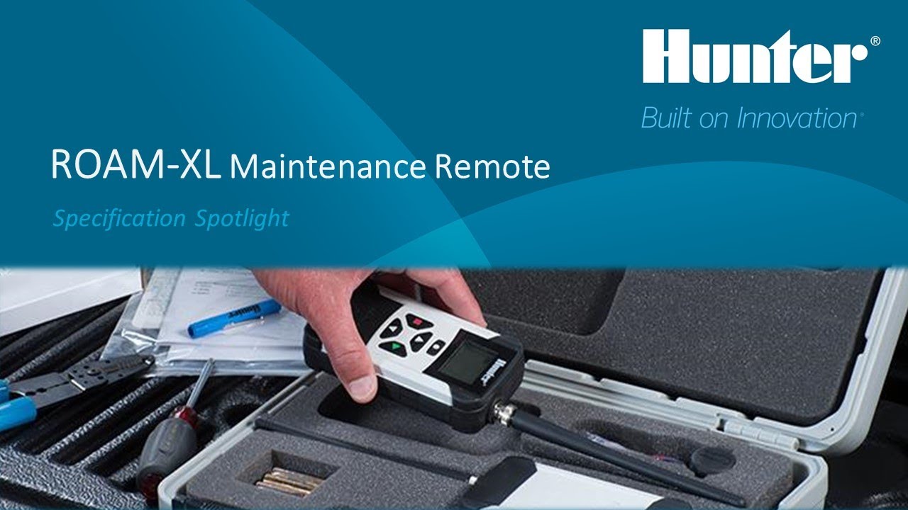 ROAM-XL Irrigation Remote - YouTube