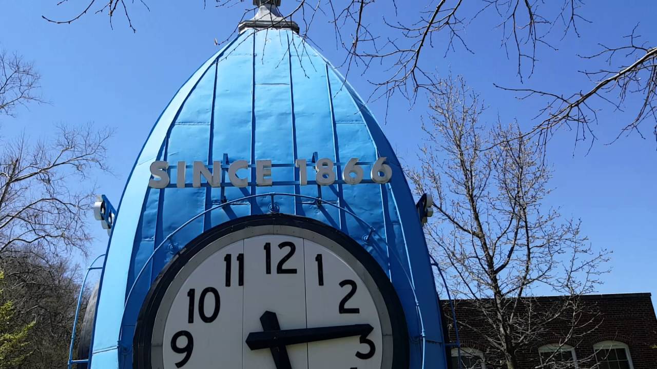Historic Callahan Building Clock at Carillon Historical Park in Dayton ...