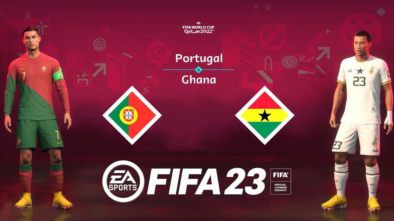 FIFA 23 Portugal vs Ghana World Cup Qatar 2022 - YouTube