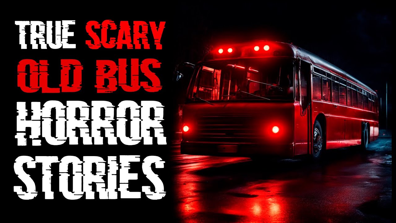 TRUE Old Bus horror stories with white noise sound effects - YouTube
