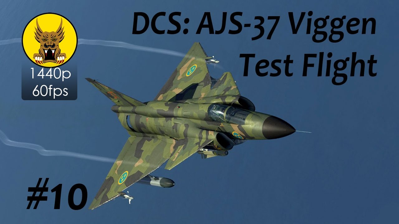 Test Flight - DCS: AJS-37 Viggen - Radar/Nav/Toss Bomb Delivery Modes ...