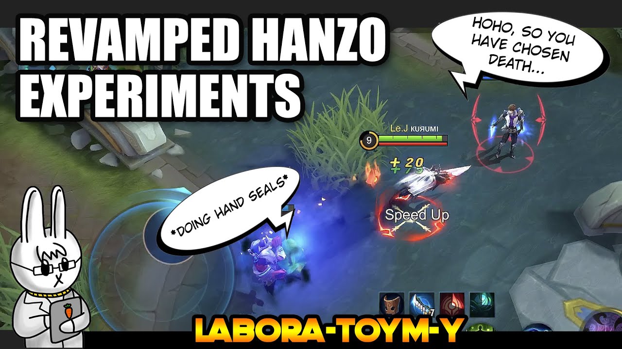 EXPERIMENTS WITH HANZO REVAMPED - MOBILE LEGENDS LABORATOYMY - MLBB ...