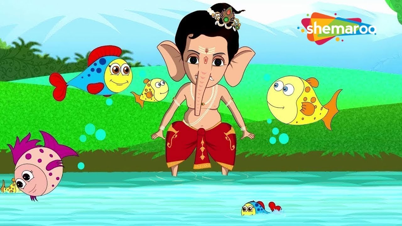 Bal Ganesh with Fish Queen Rhymes & More Rhymes Collection | Shemaroo ...