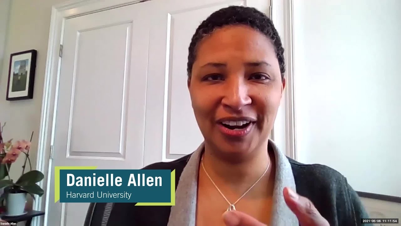 Danielle Allen Presents at the 2021 Gender and Work Symposium - YouTube