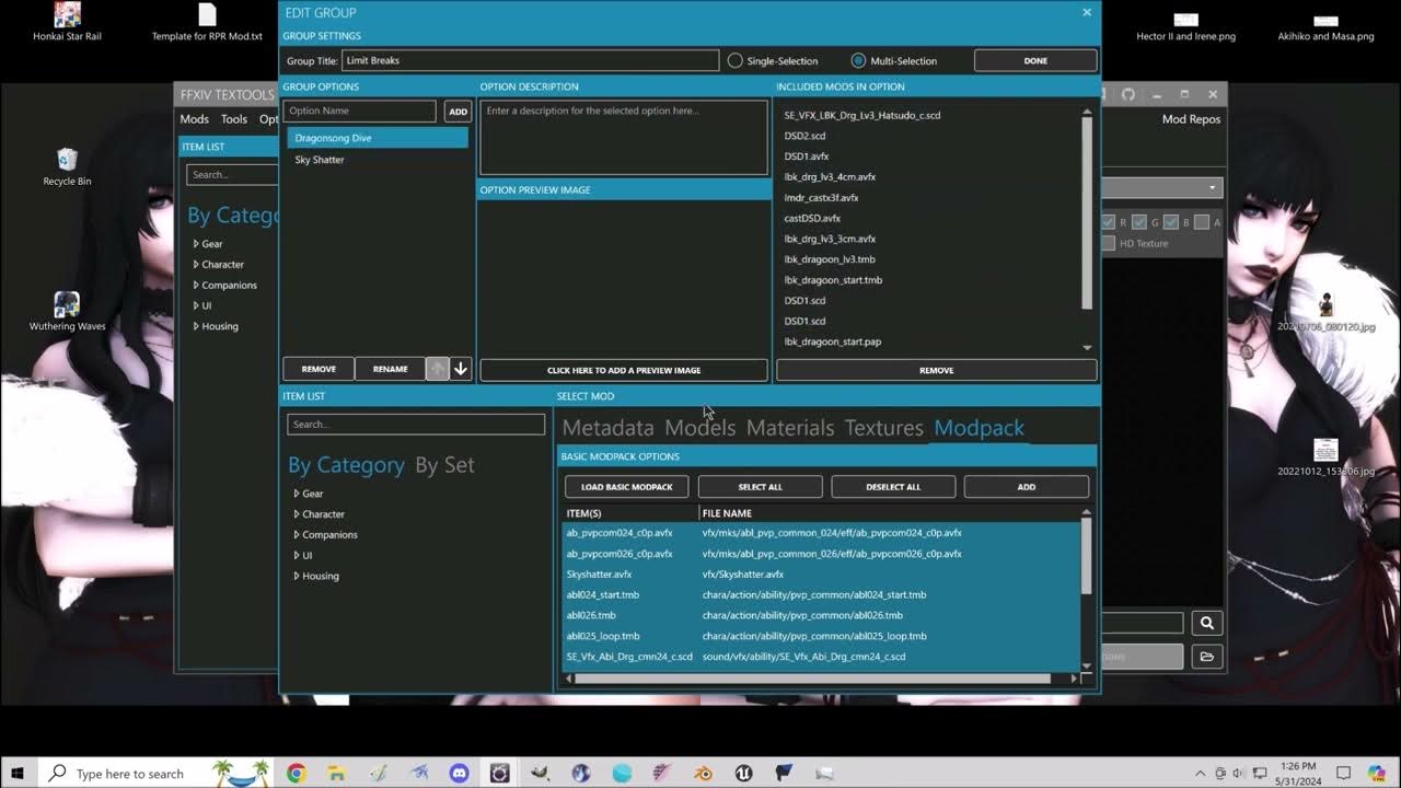 Ffxiv Creating Advanced Modpacks Tutorial Youtube