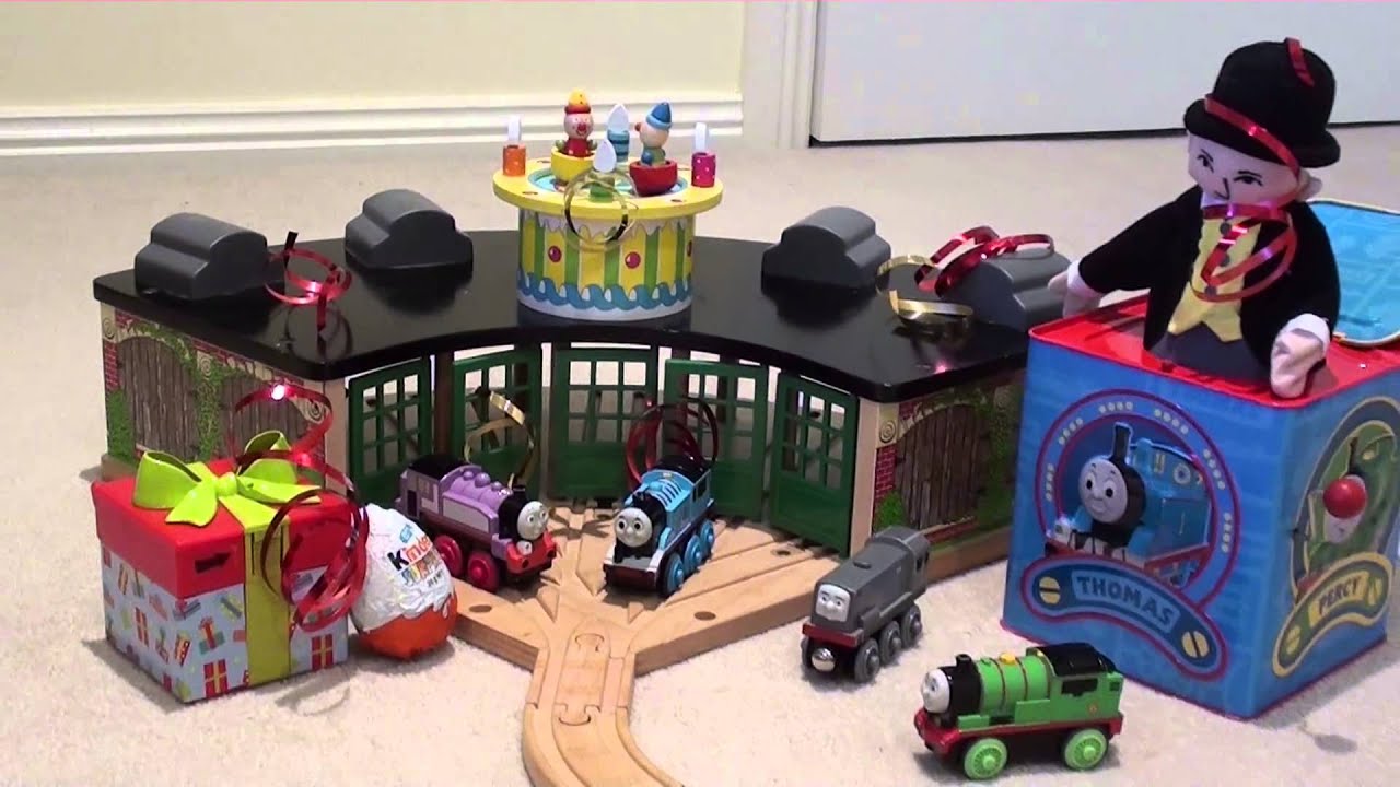 Thomas the Tank Engine Birthday Surprise - YouTube
