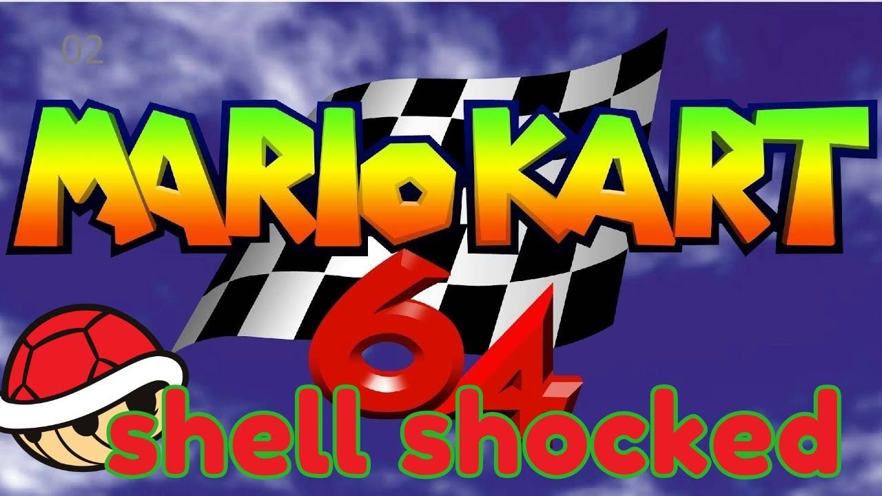 Luigi's raceway with shell shock action (Mario kart 64) #n64 - YouTube