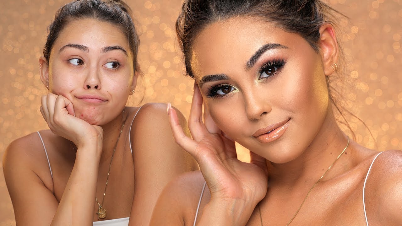 Ultimate Bronze And Glowy Makeup Tutorial For Beginners Roxette Arisa Youtube