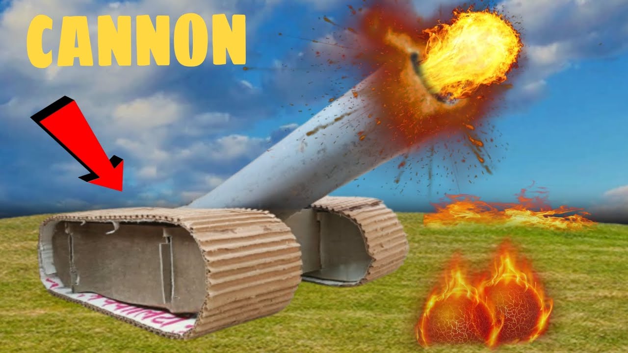 How to make a cannon | DIY cannon तोप कैसे बनाये | Powerful Cannon ...