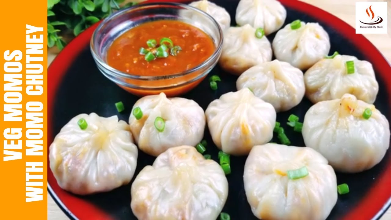 Veg Momos with Momo Chutney | Veg Momos without Momo Maker | Flavors Of ...